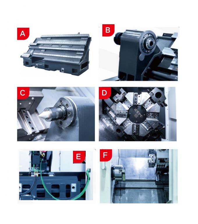 High Precision Slant Bed CNC Lathe VIVA TURN T2 500 Taiwan Syntec FANUC ...