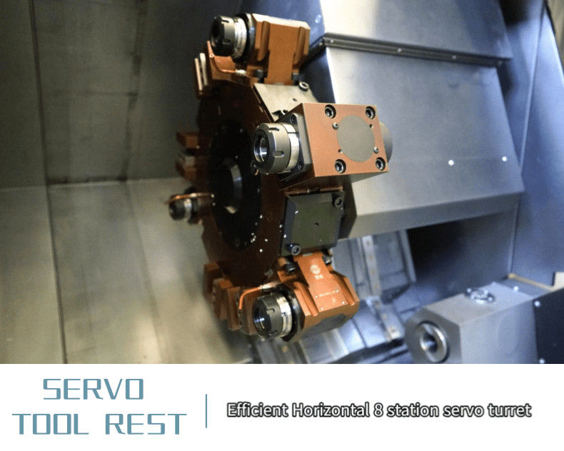 SMTCL Slant Bed And Linear Guide Way CNC Lathe T5.2-500Q BMT55 Slant Bed CNC Lathe Machine