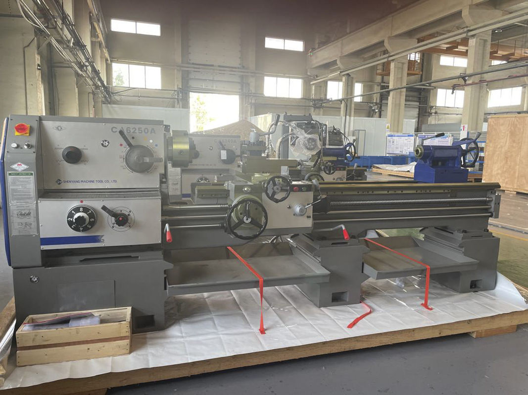 SMTCL Horizontal Manual Lathe CA6140 1000mm Gap Bed Manual Lathe Machine