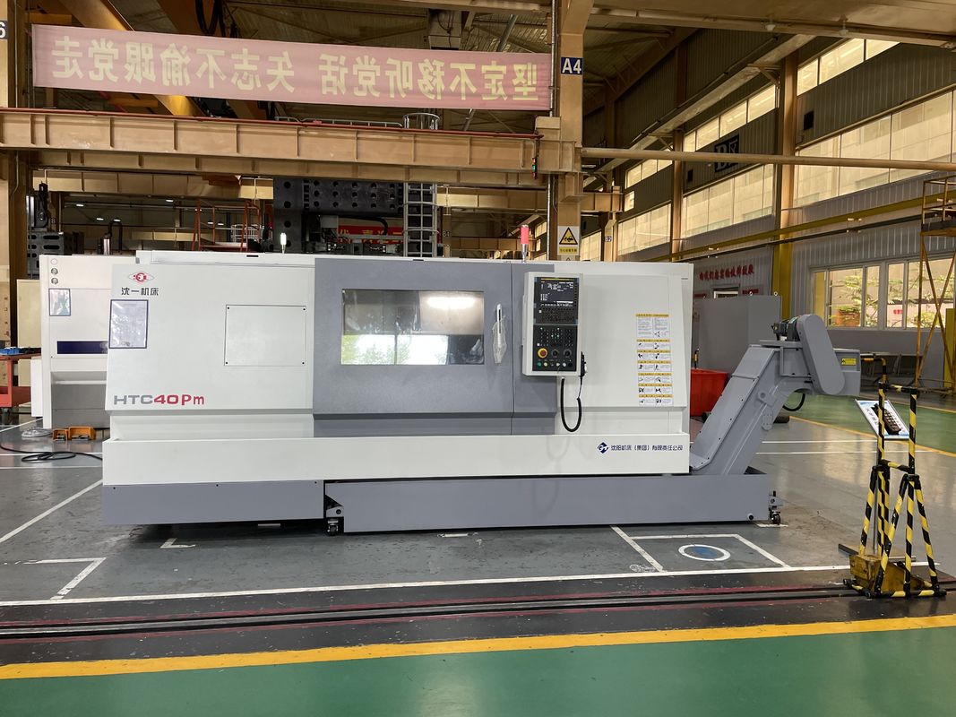 SMTCL CNC Turning Center 45 Degree Slant Bed CNC Lathe HTC 40ny CNC ...