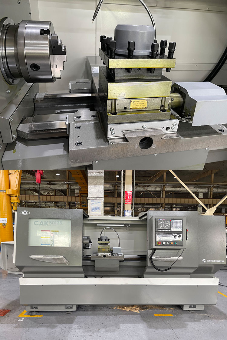 High Precision Flat Bed CNC Lathe Machine CAK5085 Horizontal Metal ...