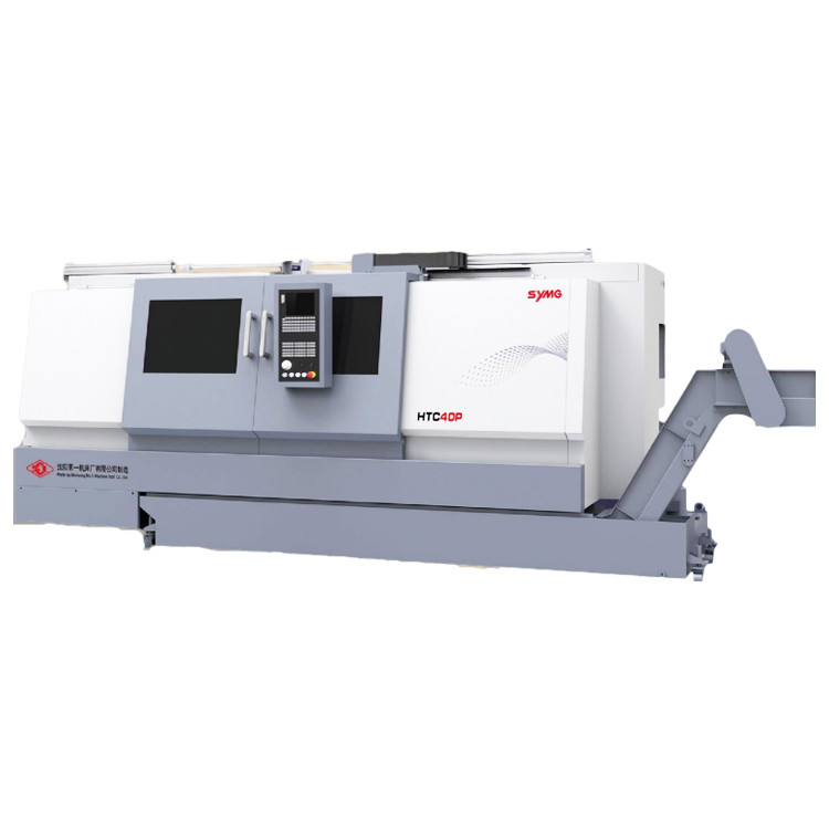 45 Degree Slant Bed Cnc Lathe Htc 40ny Cnc Turning Milling Machine