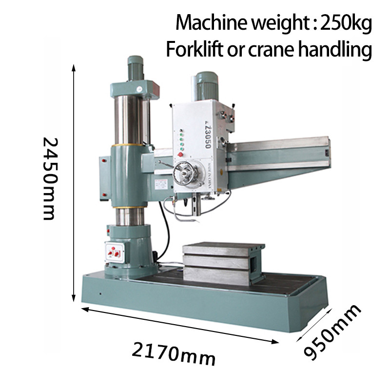 Automatic Feed Drilling Machine Z3050x16 Mechanical Speed Change Radial ...