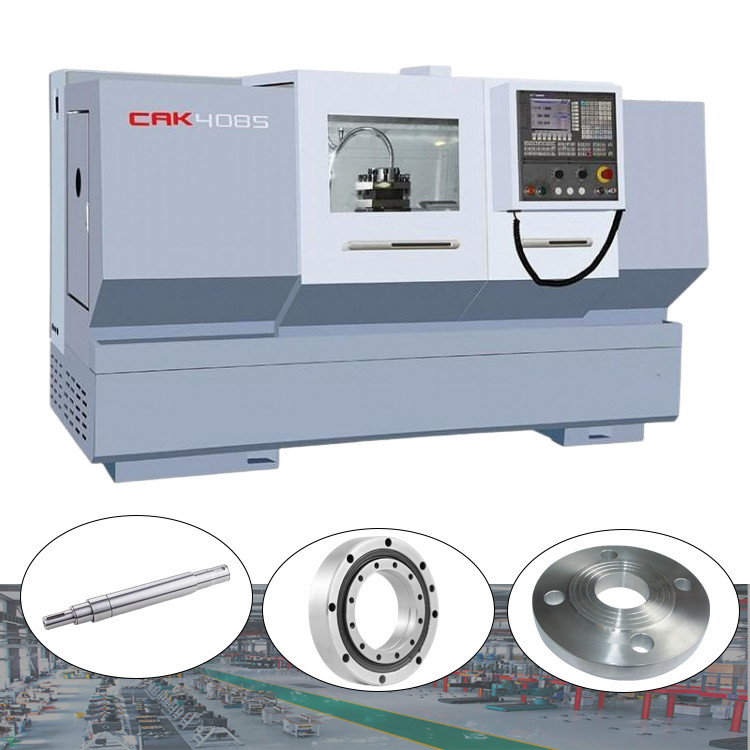 SMTCL Economical Flat Bed CNC Lathe CAK4085 CNC Turning Lathe Machine