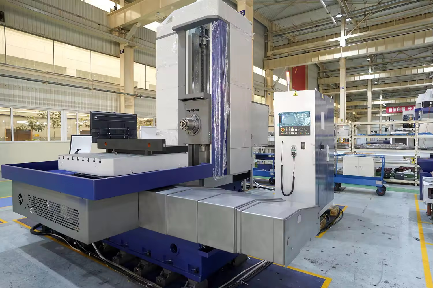 SMTCL 5 Axis Horizontal CNC Boring Milling Machines PBC130rp Heavy Duty ...