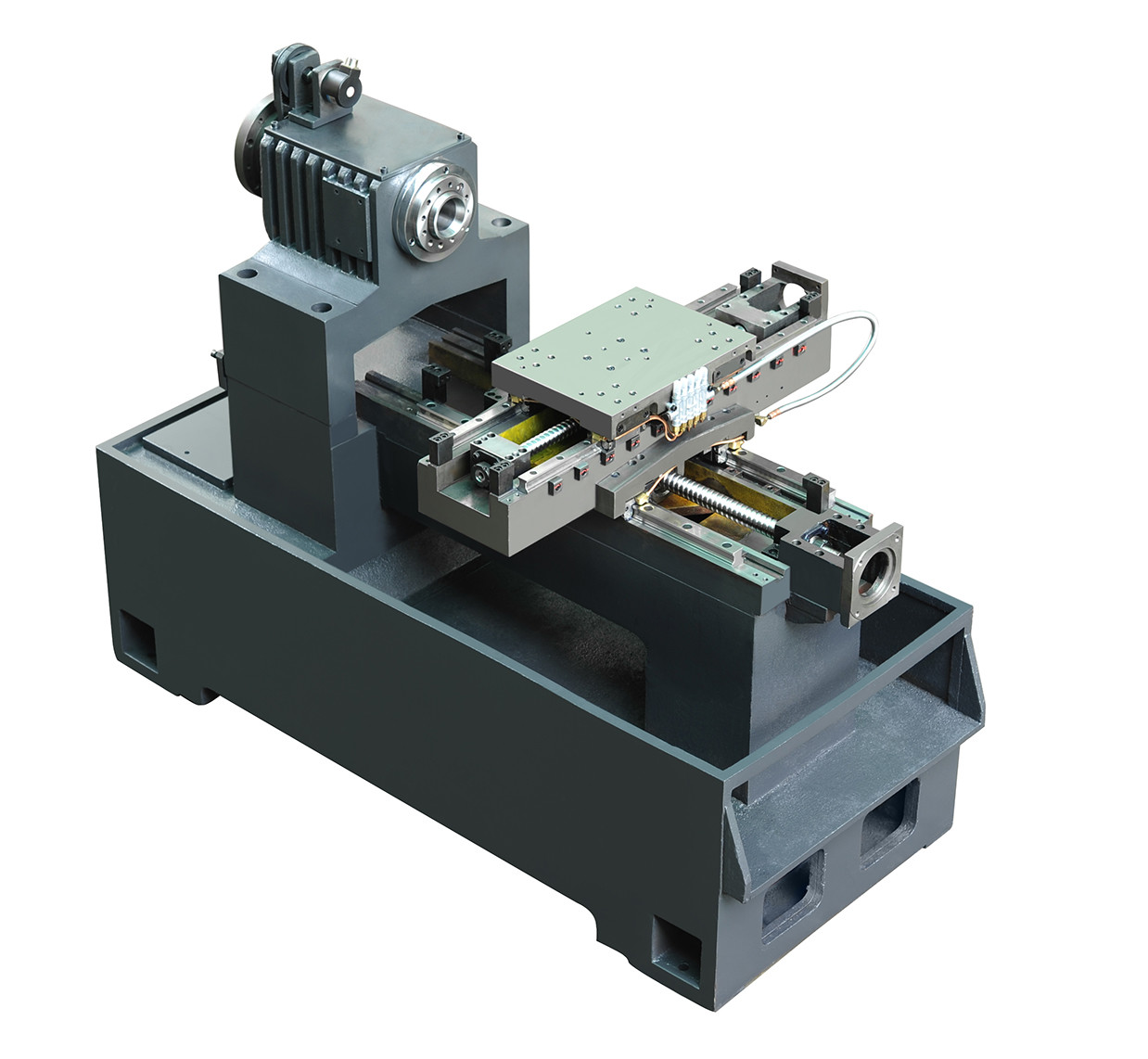 Powerful Smart Flat Bed CNC Lathe FL300 With Linear Guideway