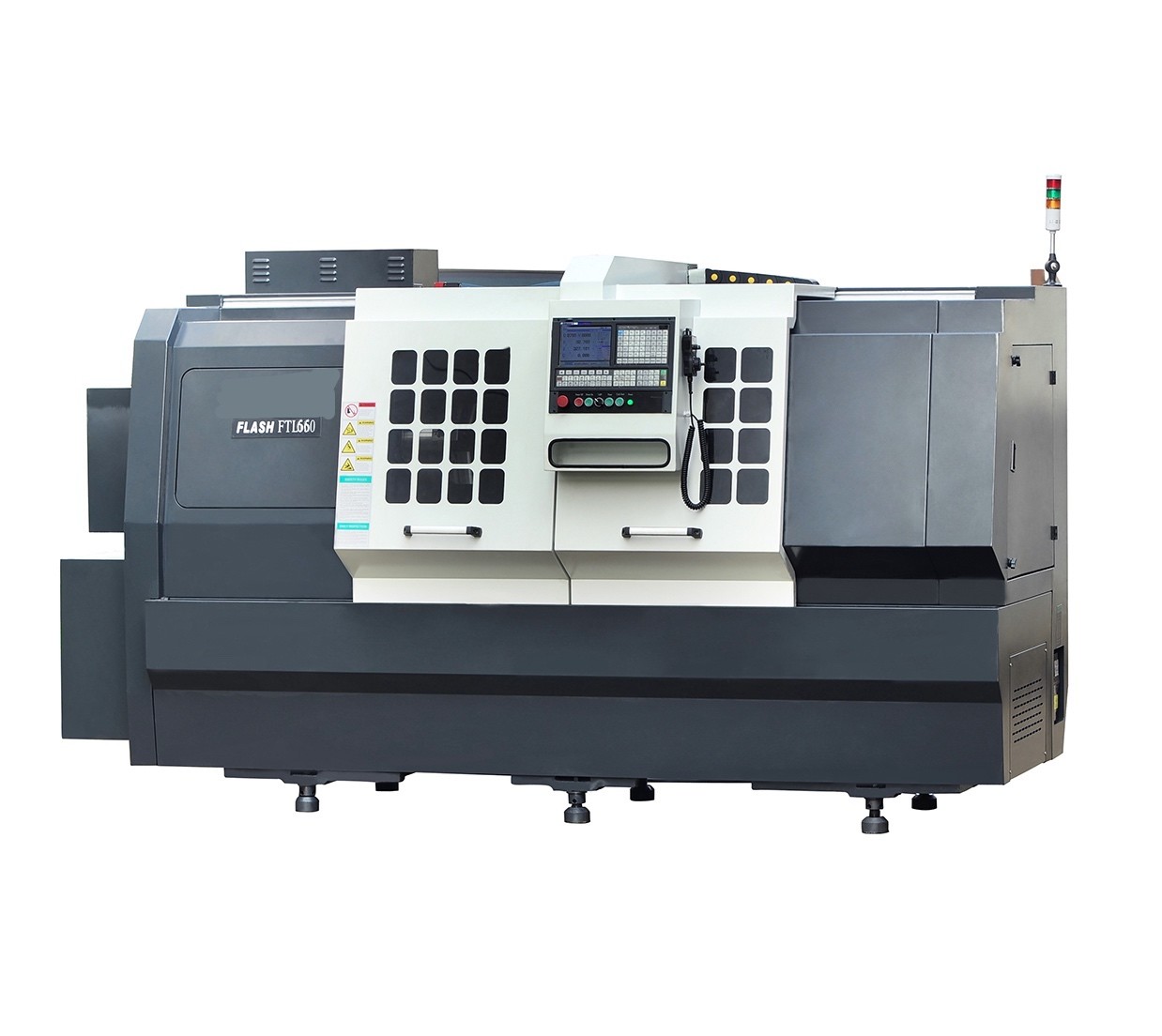 Precision Tailstock Flatbed CNC Machine FTL660 For Shaft Machining