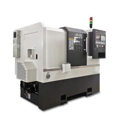 Single Spindle CNC Lathe Machines HK35L Knife Row Type Turning Processing