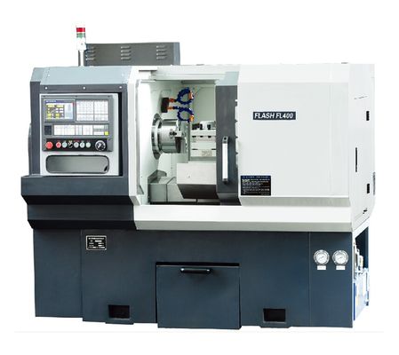 FL400 Flat Bed CNC Lathe Linear Guideway Ball Screw Metal Turning Lathe ...