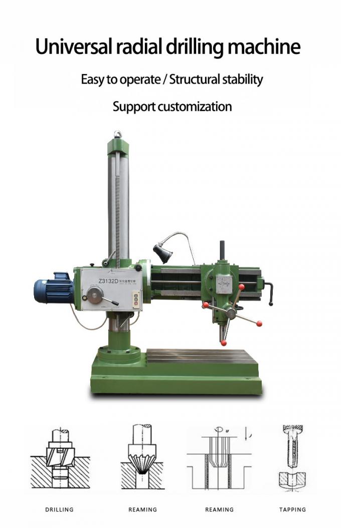 Universal radial drilling machine Z3132D Automatic Feed Radial Drilling ...